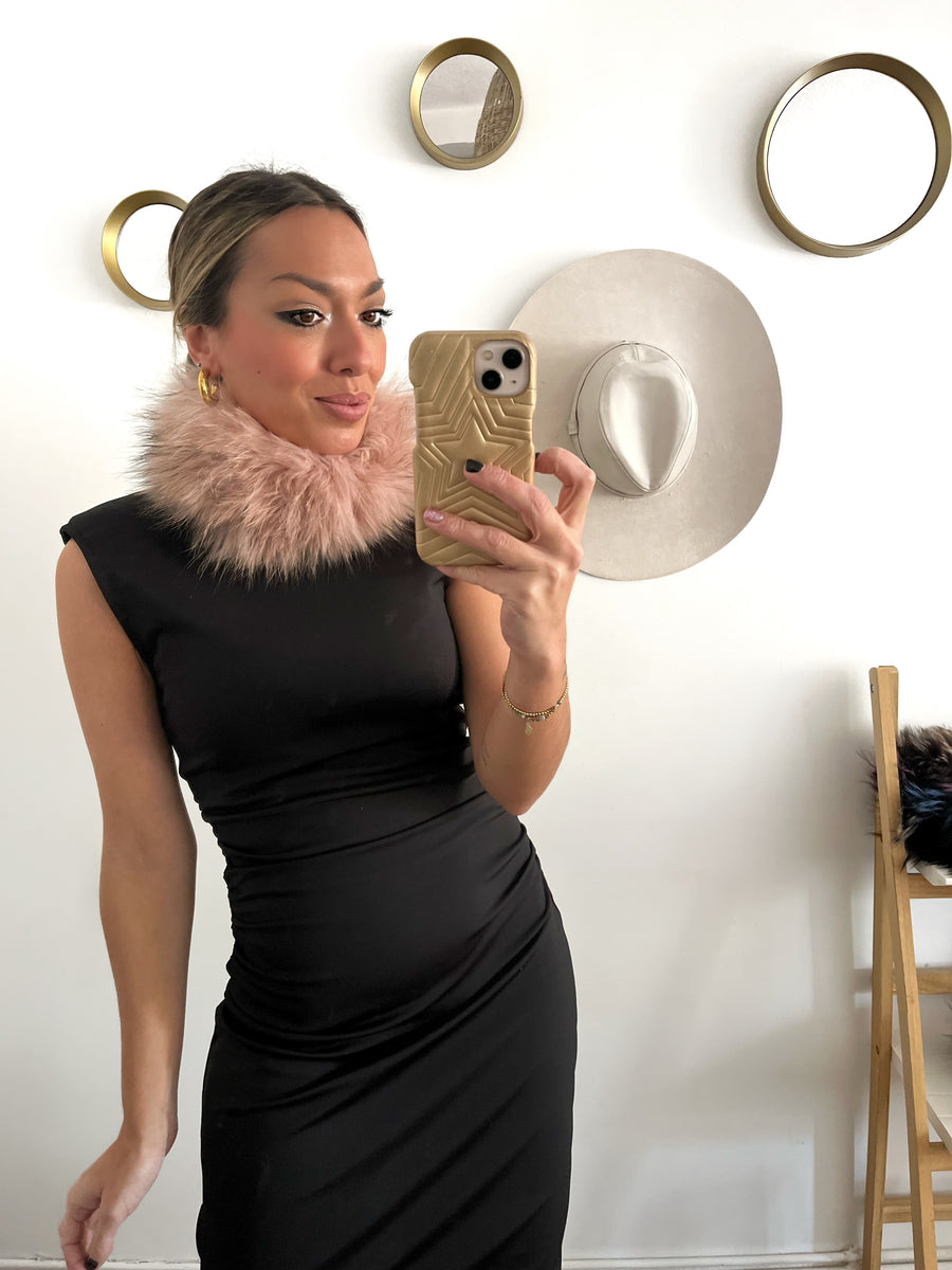 Cuello Pelo Rosa Palo – Bamboleiro Shop